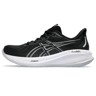 Asics Womens Gel-Cumulus 26 Running Shoe, Black/Concrete, 40.5 EU