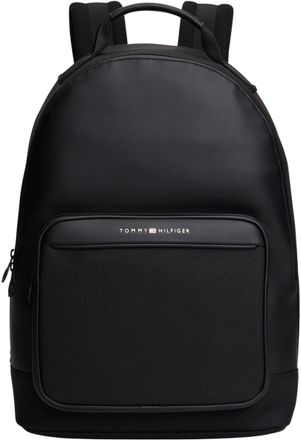 Tommy Hilfiger TH FOUNDATION BACKPACK AM0AM13623 Herren Rucksack, Schwarz (Schwarz), Einheitsgr&ouml;&szlig;e, Schwarz (Schwarz), One Size
