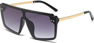 Generic Lunettes de soleil tendance à grande monture pour hommes et femmes (couleur : C, taille : 1) 2026, G, Taille unique