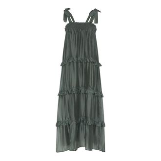 Bruuns Bazaar Femme, Robes, Vert, Taille: 36 FR TelleaBBChriss Dress