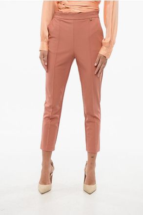 Elisabetta Franchi 4 SETTENTIALS Cigarette Pants with Pleats size 42