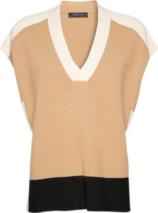 Elena Miro Damen, Strickwaren, Beige, XLGr&ouml;&szlig;e