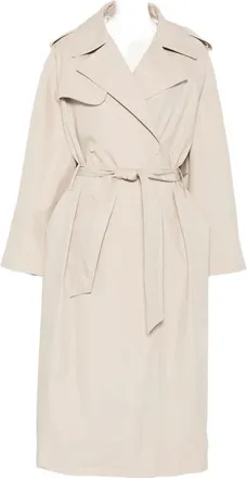 Frankie Shop Femme, Manteaux, Beige, Taille: 38 FR Riva Cotton Trench Coat