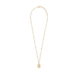 Au Printemps Paris Collier pendentif scarab&eacute;e