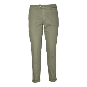 Re-hash Stretch Baumwoll Elasthan Hose - - Trousers - Herren - Gr&uuml;n - W38