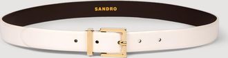 Sandro Glattlederg&uuml;rtel mit Metallschnalle