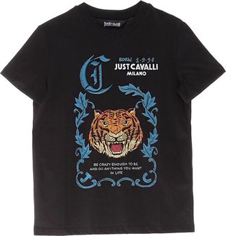 Just Cavalli Femme, Tops, Noir, Taille: 38 FR T-Chemises