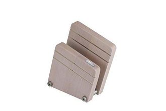 Arte Legno Artelegno Magnetischer Messerblock, massives Buchenholz, 2 Paneele, sch&uuml;tzt 10 hochwertige Messer, elegant, luxuri&ouml;se italienische Milano-Kollektion v