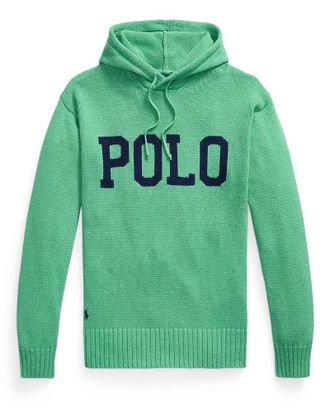 Ralph Lauren Strick-Pullover mit Label-Schriftzug in
