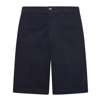 Brunello Cucinelli Cotton Bermuda Shorts - - Shorts - Herren - Blau - 4XL