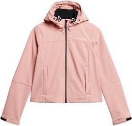 Superdry Veste à capuche Softshell Trekker pour femme, Rose pâle vintage, 40