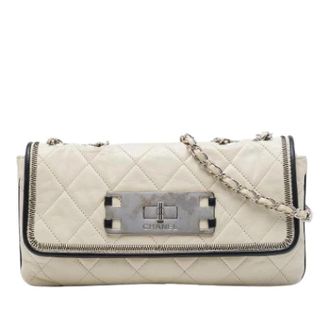 Chanel Pre-owned East West Flap Bag - - Pre-owned - Damen - Wei&szlig; - ONE SIZE