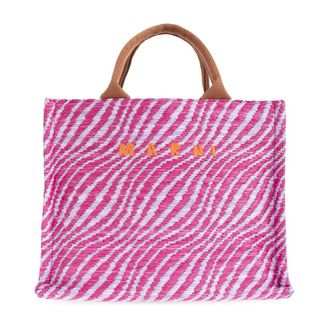 Marni Kleine Basket Tote Bag - - Bags - Damen - Rosa - ONE SIZE