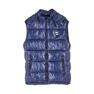 Karl Lagerfeld Piumino Leggero Smanicato Karl - - Jackets - Herren - Blau - M