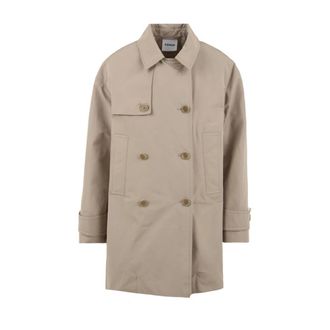 Aspesi Doppelreihiger Mantel - - Coats - Damen - Beige - XS