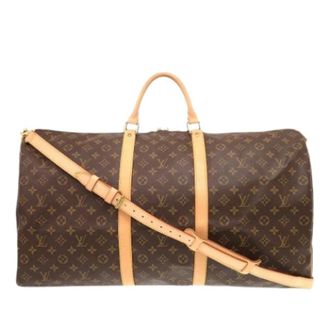 Louis Vuitton unisex, Pre-owned, Brun, Taille: ONE Size Keepall Bandouliere 60 doccasion
