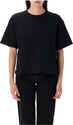 Polo Ralph Lauren Femme, Tops, Noir, Taille: 36 FR T-shirt ras du cou en jersey de coton