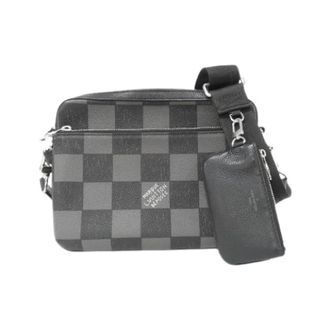 Louis Vuitton Pre-owned Damier Checkerboard Trio Messenger Calf Umh&auml;ngetasche - - Pre-owned - Damen - Schwarzk - ONE SIZE