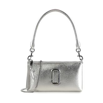 Marc Jacobs Femme, Sacs, Gris, Taille: ONE Size Metallic Snapshot Convertible Shoulder Bag