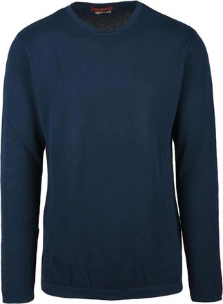 Daniele Fiesoli Homme, Pulls, Bleu, Taille: L Pullover Girocollo