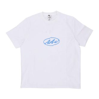 Arte T-shirt Circle Logo - Homme - Tops - Blanc - Taille: L