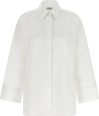 Alberto Biani Femme, Blouses et Chemises, Blanc, Taille: 38 FR Chemises