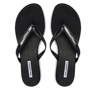 Karl Lagerfeld Zehentrenner KARL LAGERFELD Jelly Heel KL83006 Schwarz
