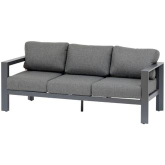 Hesperide Hesperide - Gartensofa Evasion graphit 3-Sitzer aus Polyester und Aluminium - Hesp&eacute;ride