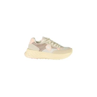 Blauer Femme, Chaussures, Beige, Taille: 40 EU Baskets Chic et Athlétiques avec Détails Roses
