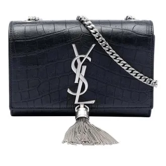Saint Laurent Sac bandouli&egrave;re Kate Pre-owned - Femme - Pre-owned - Noir - Taille: ONE Size