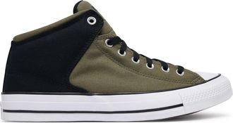 Converse Sneakers aus Stoff Converse Chuck Taylor All Star High Street A20543C Dunkelgr&uuml;n
