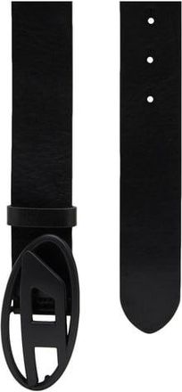 Diesel Ledergürtel in Schwarz