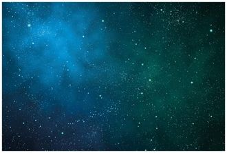 Wallario selbstklebendes Poster - Sternenhimmel - Milchstraße und Sterne bei Nacht, Aufkleber in Premiumqualität, Klebefolie Größe: 61 x 91,5 cm (Maxiposter)