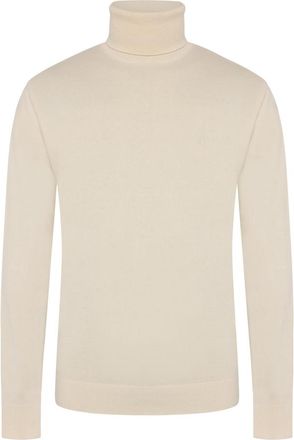 Replay Rollkragenpullover mit gesticktem Logo in