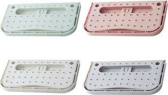 TOPBATHY 4 st&uuml;cke Wand Schuhe Rack Faltbare h&auml;ngen Schuhe lagerung veranstalter Halter t&uuml;r Schuh kleiderb&uuml;gel Hausschuhe f&uuml;r zuhause