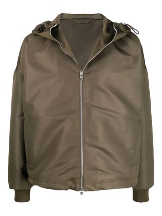 Alexander McQueen veste Blake à capuche - Vert