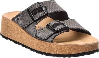 Birkenstock Womens Gabriela Sandal Anthracite Canvas 37 N EU Womens 6-6.5 US