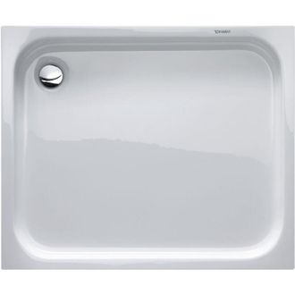 Duravit D-Code Duschwanne 750x900x85mm, Rechteckig, Weiß glänzend, aus Sanitäracryl, Ablauf Ecke, Höhe 85mm - Duravit