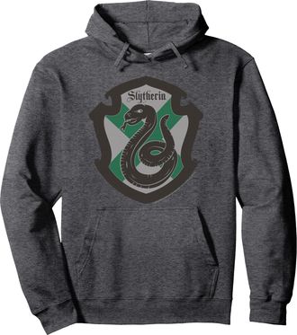 Harry Potter Slytherin Crest Flat Pullover Hoodie