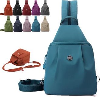 Generic 3 in 1 Anti-Theft Travel Tote Bag, Womens Mini Backpack Waterproof 2-Way Commuter Bag Stylish Oxford Cloth Crossbody Bags (Blue)