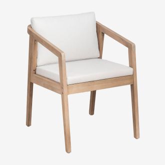 Sklum Kaela Gartenstuhl aus Akazienholz Akazie Braun