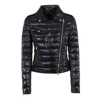 Herno Femme, Vestes, Noir, Taille: 34 FR Veste Noire en Duvet pour Femmes