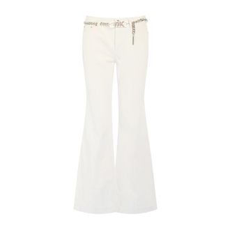 Michael Kors Wei&szlig;e Wide-Leg-Hose - - Trousers - Damen - Wei&szlig; - 2XS