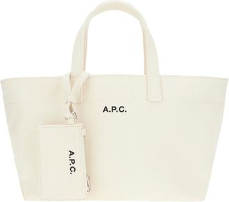 A.P.C. A.p.c., Femme, Sacs, Beige, Taille: ONE Size Le Drummer Toile Tote Bag
