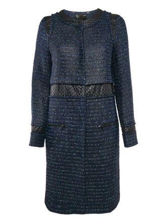 Proenza Schouler manteau en tweed 2024 - Bleu