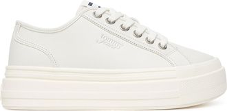 Tommy Jeans Sneakers Tommy Jeans Tjw Flatform Sneaker Ltr EN0EN02964 &Eacute;cru