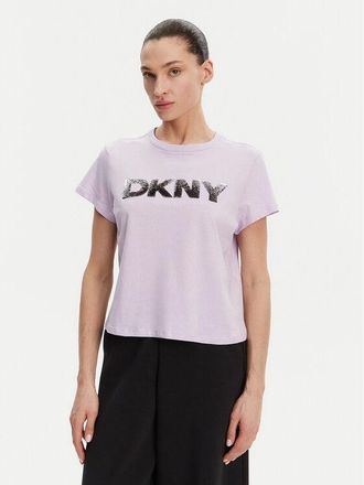 DKNY T-Shirt DP4T1035 Violett Regular Fit