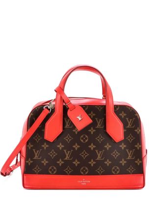 Louis Vuitton Dora Handbag Monogram Canvas and Calfskin PM satchel - Marron