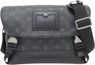 Louis Vuitton Pre-owned Monogram Eclipse Messenger Voyage Sac bandouli&egrave;re - Homme - Pre-owned - Noir - Taille: ONE Size