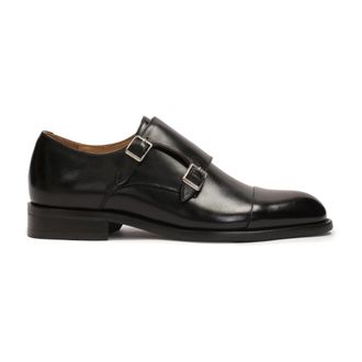 Kazar Doppelte glatte Ledermonche - - Shoes - Herren - Schwarzk - 45 EU